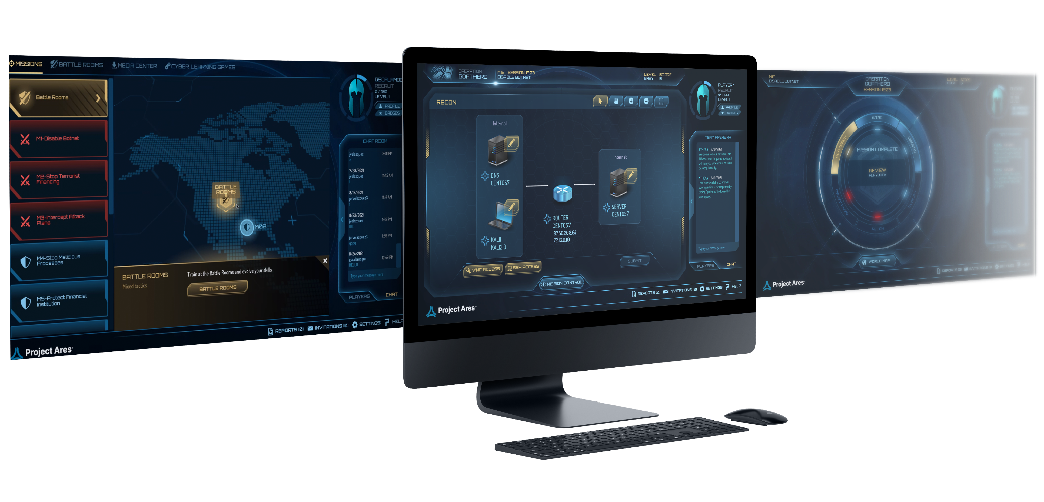 Test Your Connection to Project Ares and cyber labs